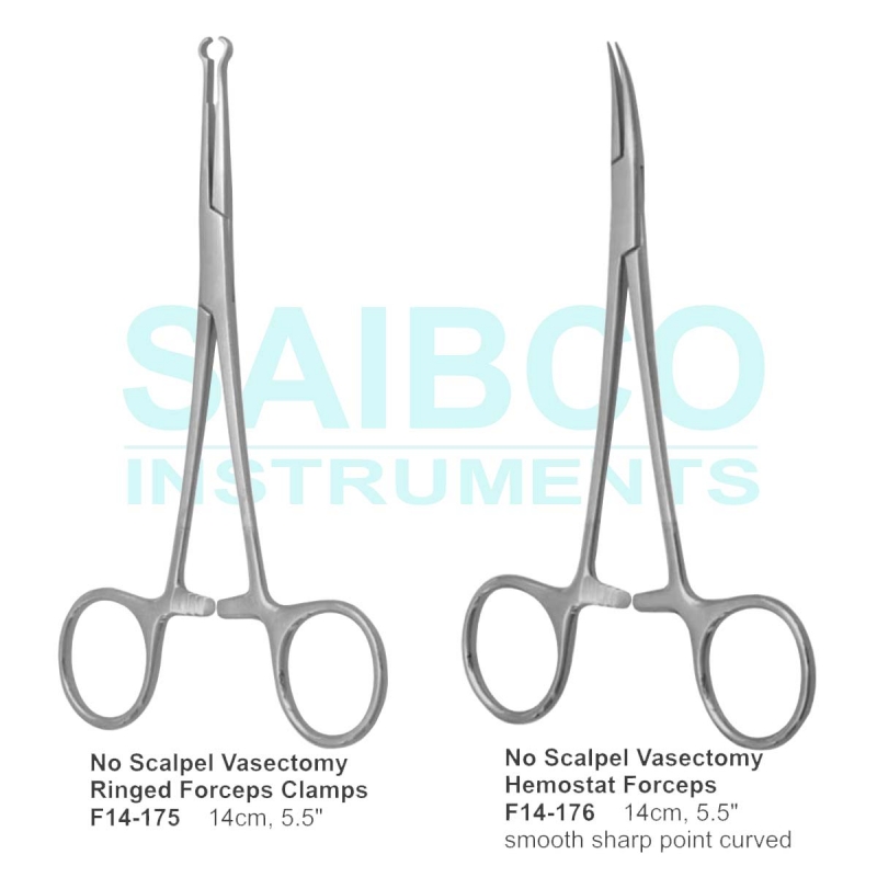 No Scalpel Vasetomy Ringed Forceps